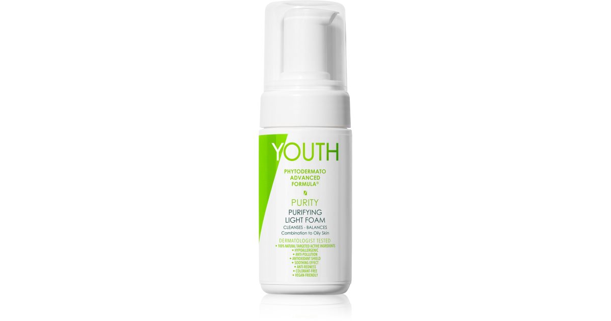 YOUTH Purity Purifying Light Foam espuma de limpeza suave | notino.pt