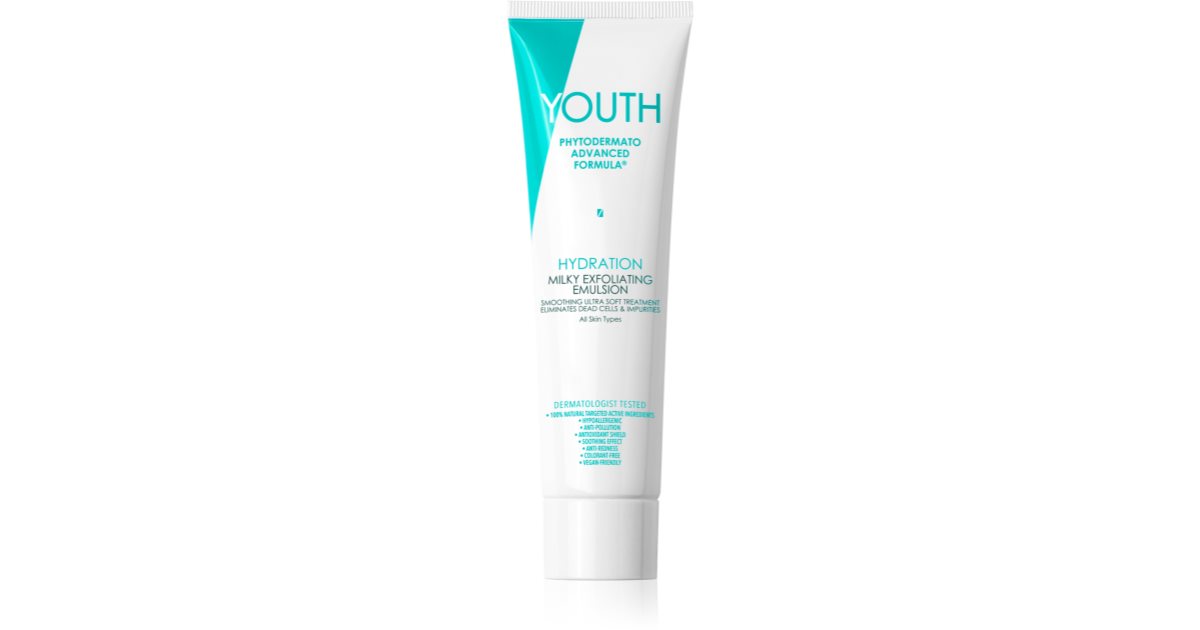 YOUTH Hydration Milky Exfoliating Emulsion Cleansing Exfoliator | notino.ie