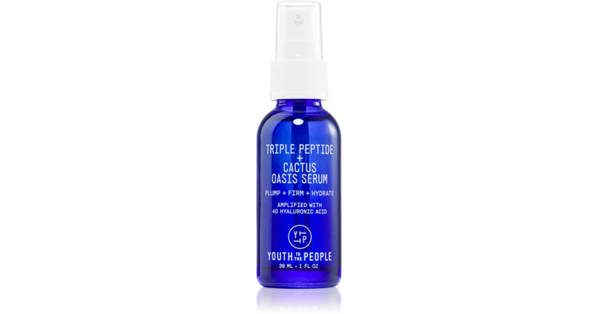 Youth To The People Oasis Triple Peptide + Cactus Serum pleťové sérum ...
