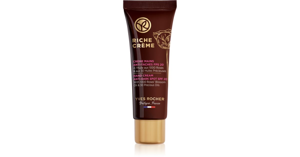 Yves Rocher Riche Créme Hand Cream for pigment spot correction | notino.ie