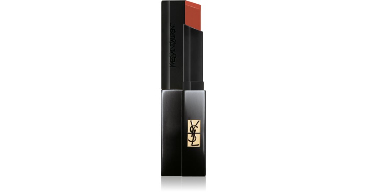 Yves Saint Laurent Rouge Pur Couture The Slim Velvet Radical slim lipstick with leather-matt ...
