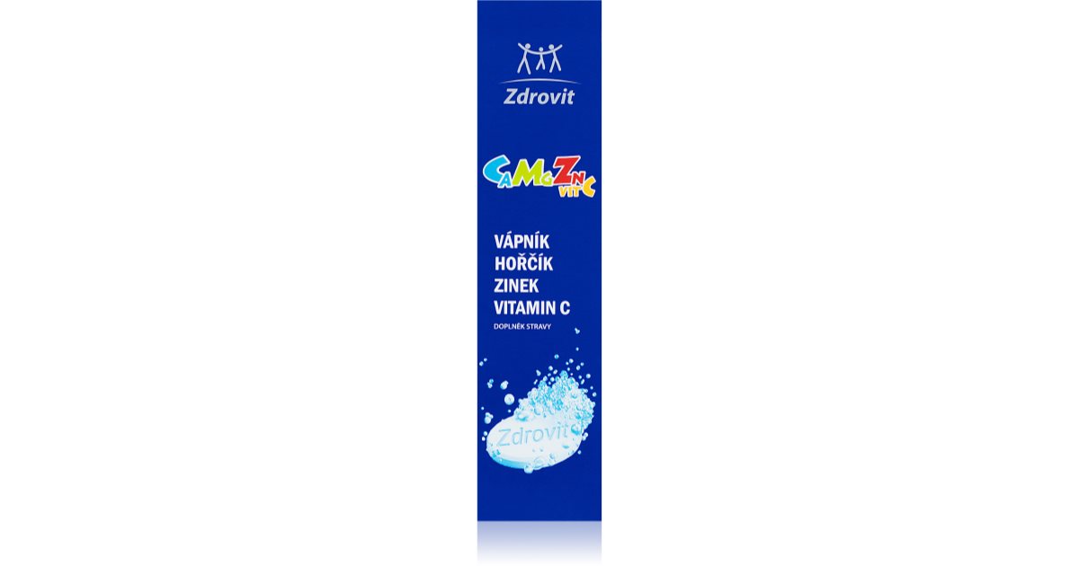 Zdrovit CaMgZn+Vitamin C šumivé tablety s minerály | notino.cz