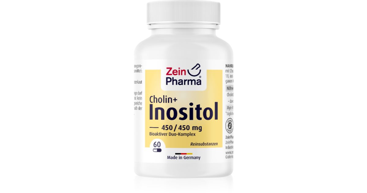 ZeinPharma Cholin-Inositol 450/450 mg Kapseln zur Unterstützung der ...