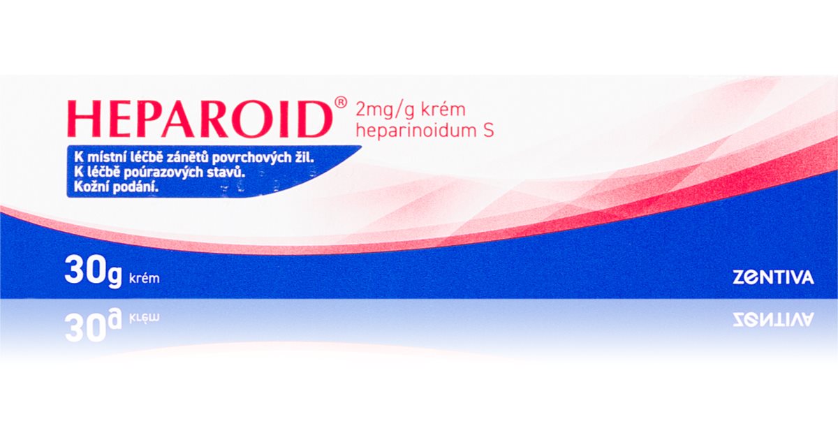 Zentiva Heparoid Léčiva 2mg/g krém s příznivými účinky na žilní a ...