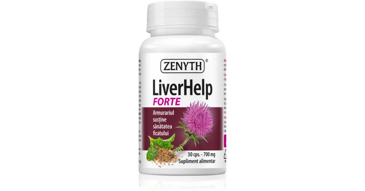 Zenyth LiverHelp Forte capsule pentru susținerea sănătății ficatului ...