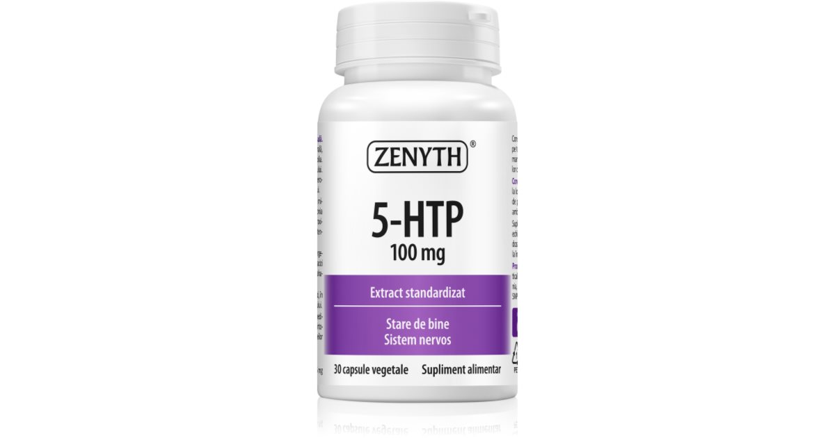 Zenyth 5-HTP 100 mg capsule pentru anxietate și atacuri de panică ...