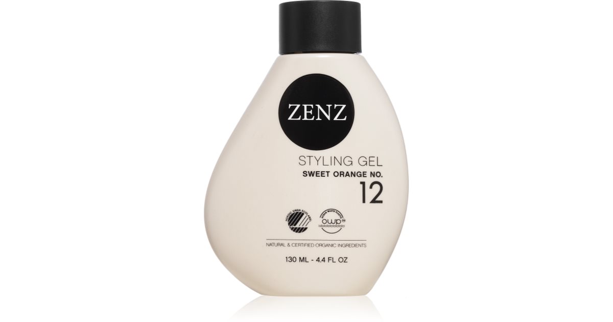 ZENZ Organic Sweet Orange No. 12 gel coiffant pour un effet naturel ...