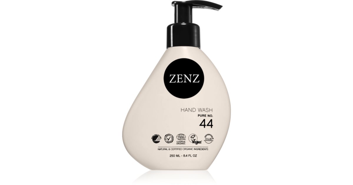 ZENZ Organic Pure No. 44 gentle liquid hand soap for sensitive skin ...