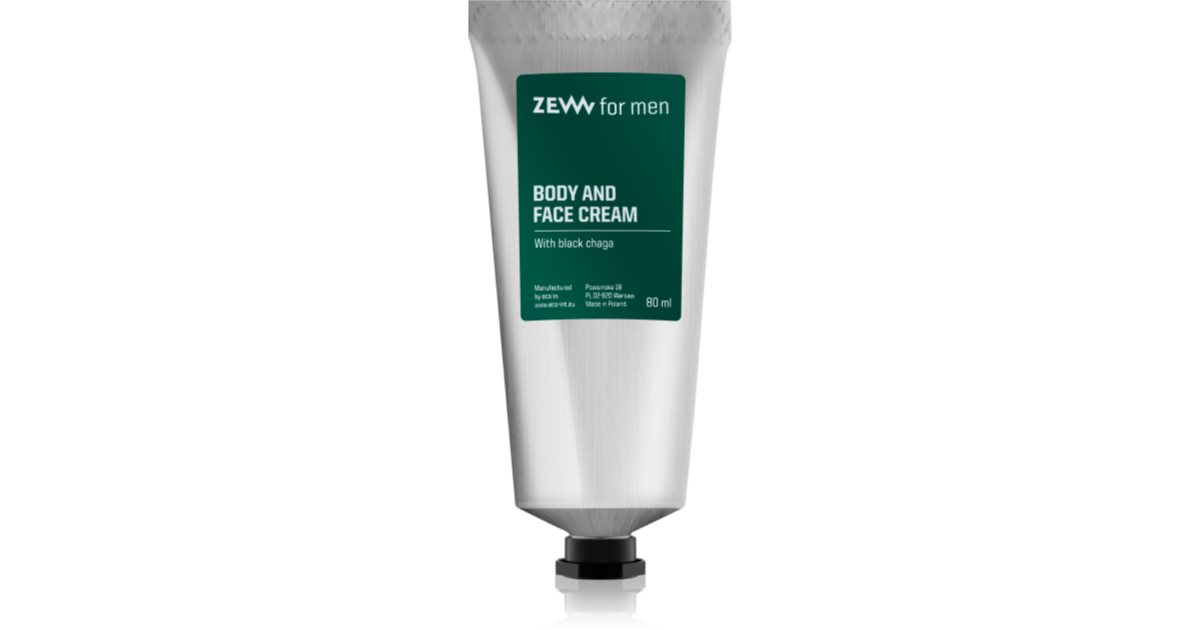 Zew For Men Body and Face Cream With Black Chaga | Livrare rapida ...