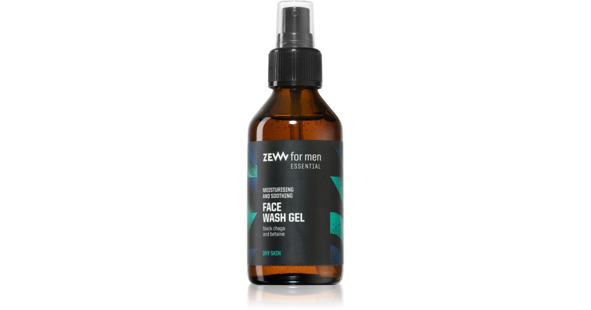 Zew For Men Essential Face Wash Gel moisturising cleansing gel for dry ...