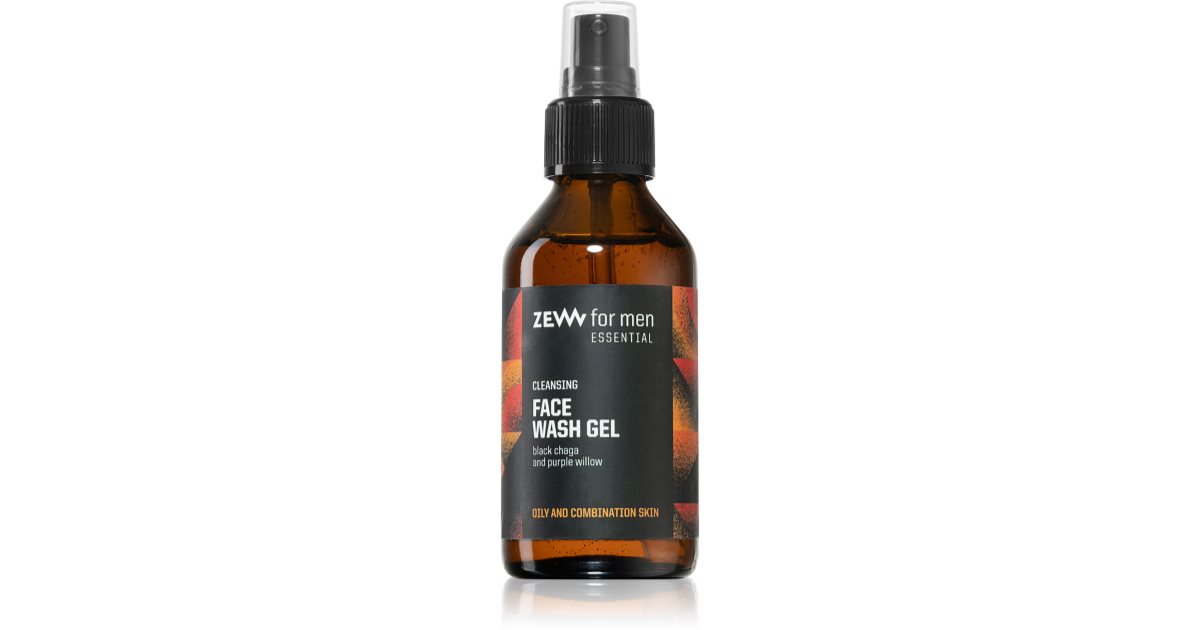 Zew For Men Essential Face Wash Gel cleansing gel for oily and ...