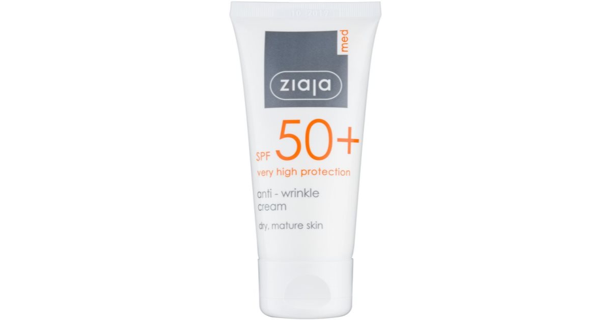 Ziaja Med Protecting UVA + UVB anti-wrinkle sunscreen SPF 50+ | notino ...