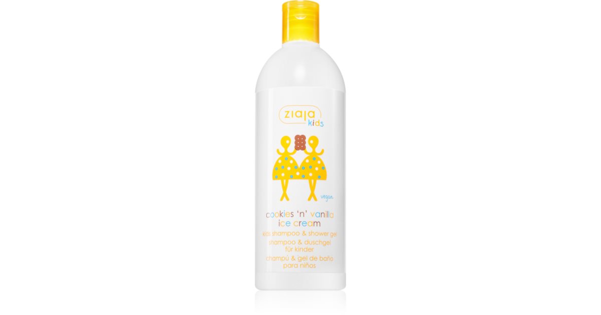 Ziaja Kids Cookies 'n' Vanilla Ice Cream 2in1 Shampoo and Cleansing Gel ...