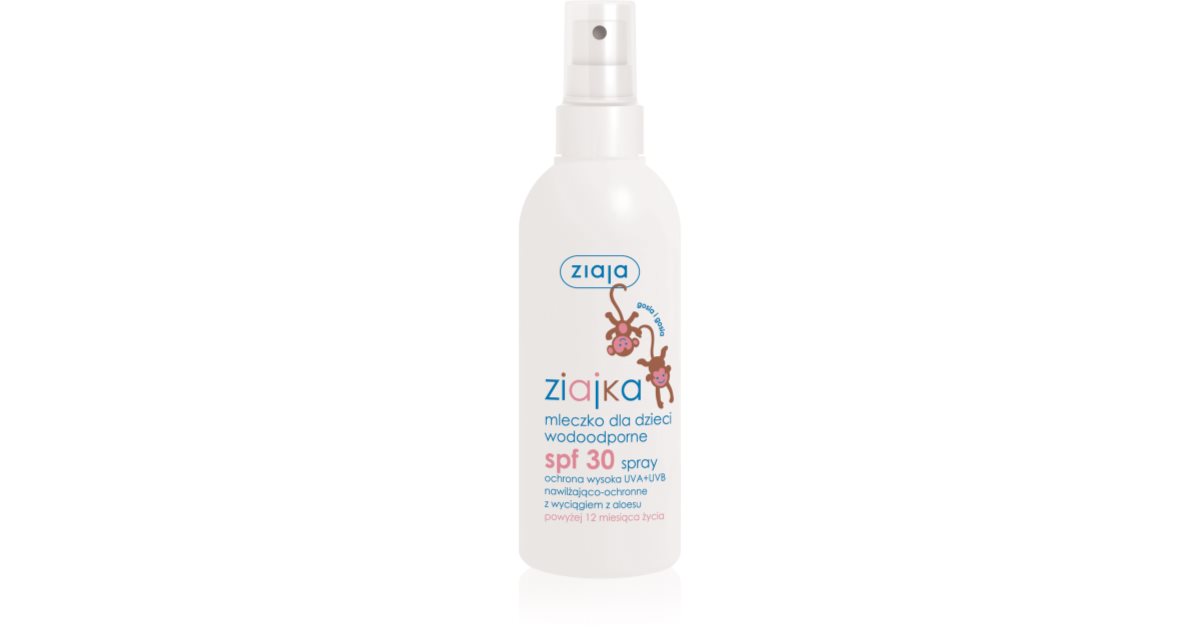 Ziaja Ziajka Spray-On Sunscreen Lotion for Kids SPF 30 | notino.ie