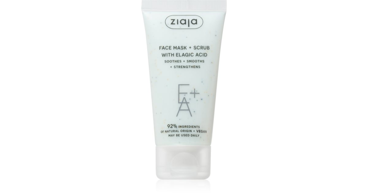 Ziaja Face Mask + Scrub with Elagic Acid Peeling Mask | notino.ie