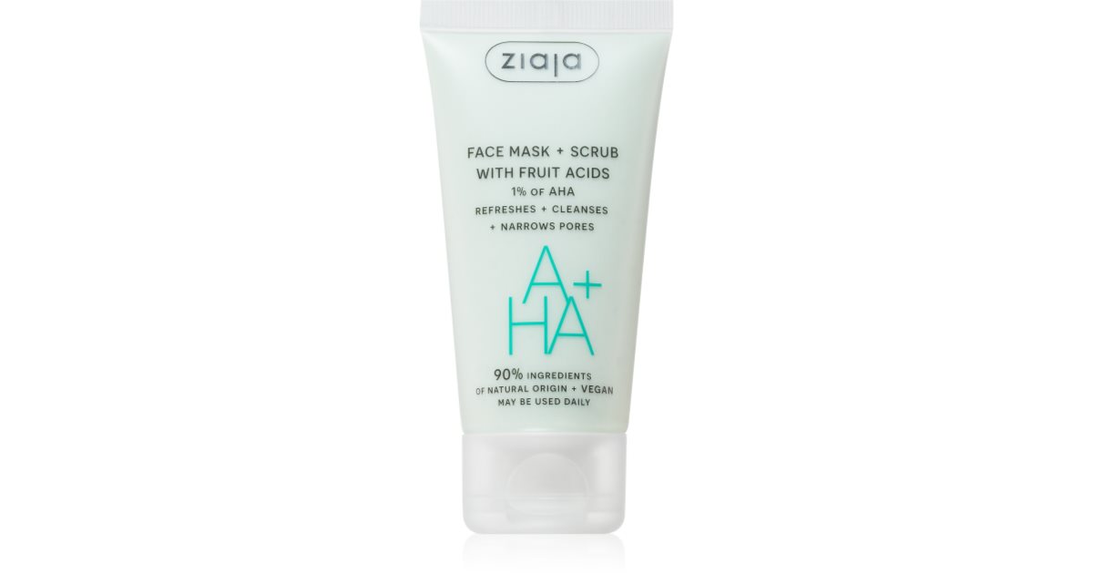 Ziaja Face Mask + Scrub with Fruit Acids Peeling Maske | Notino