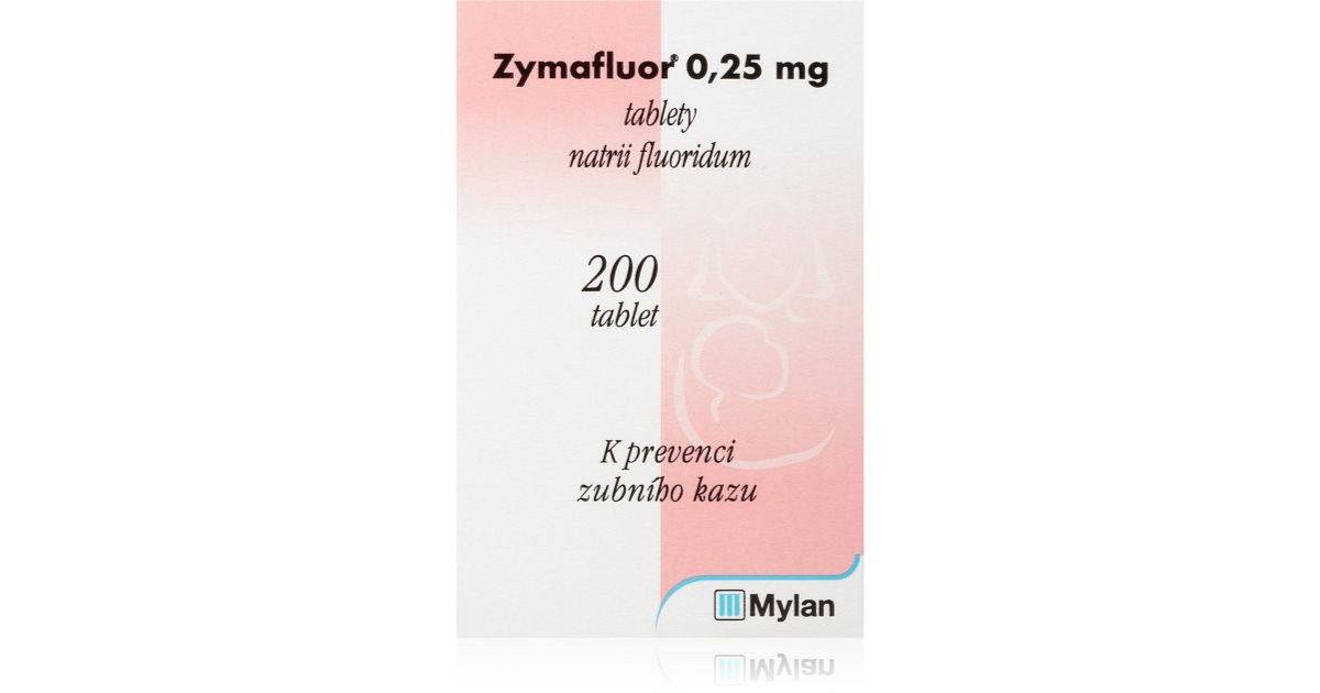 Zymafluor Zymafluor 0,25 mg tablety proti zubnímu kazu | notino.cz
