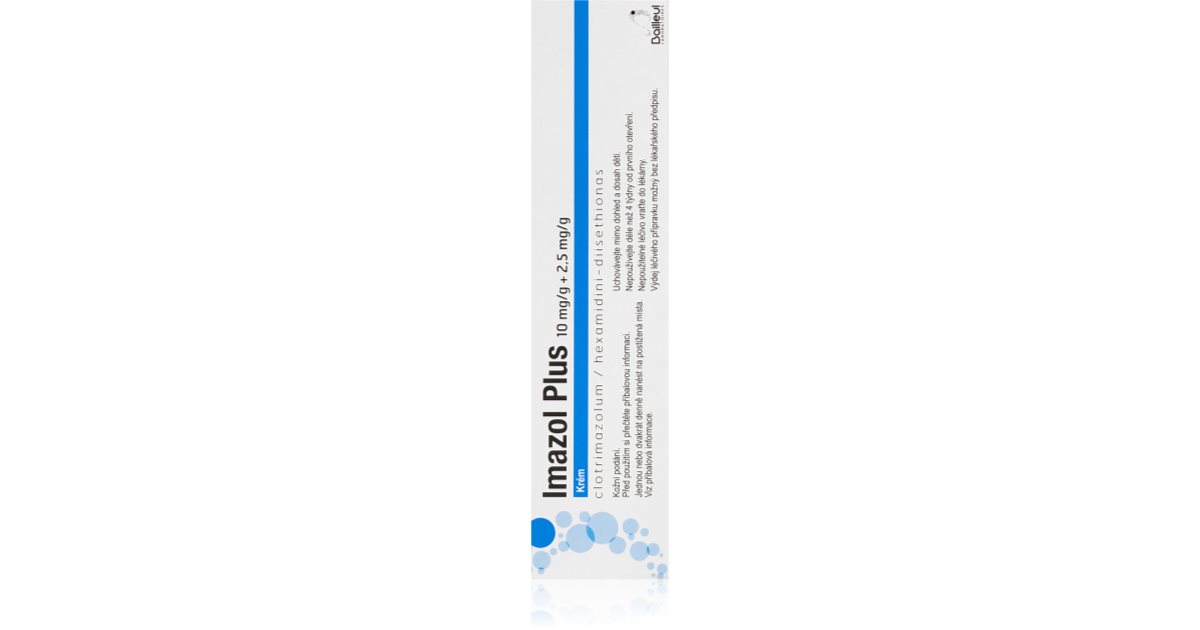 Imazol Imazol Plus 10mg/g + 2,5mg/g krém proti houbám, kvasinkám a ...