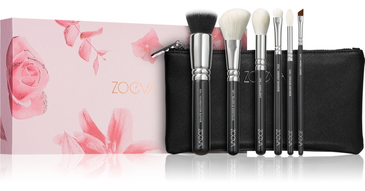 ZOEVA The Essential Brush Set brush set with a pouch | notino.co.uk