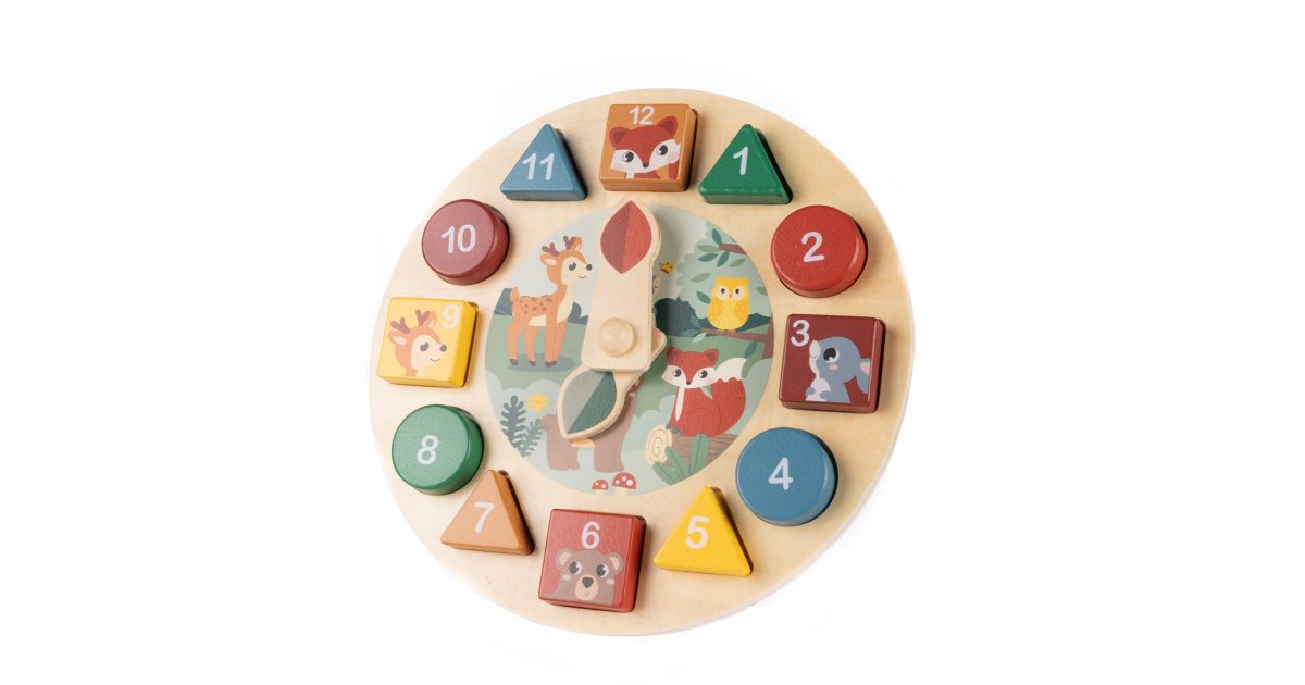 Zopa Wooden Clock aktivity hračka z dreva | notino.sk