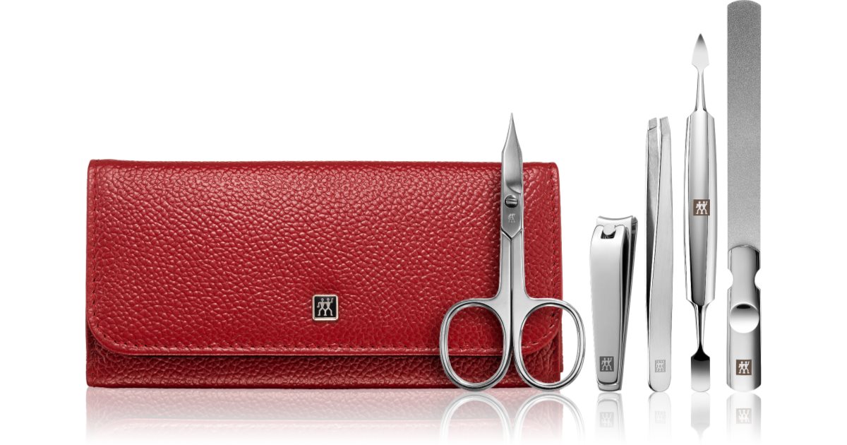 Zwilling Classic Inox manikyyrisetti + nahkakotelo | notino.fi
