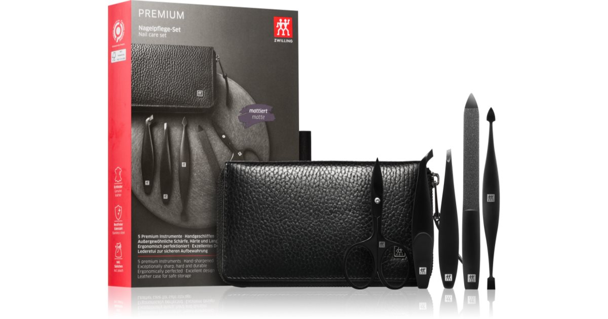 Zwilling Premium Black manikúrní set pro muže | notino.cz
